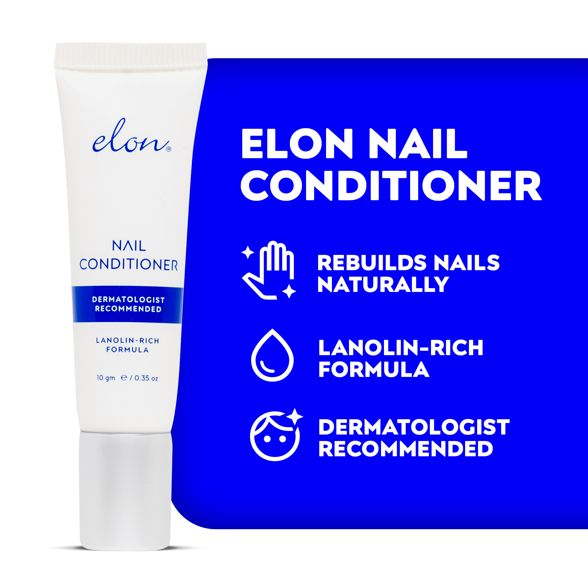 Elon Nail Care — Lanolin-Rich Nail Conditioner (10 gm Tube ...