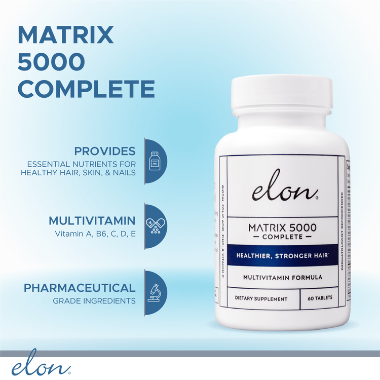 Elon Early Stage Hair Bundle | Matrix 5000 Complete, Scalp Cleanser ...