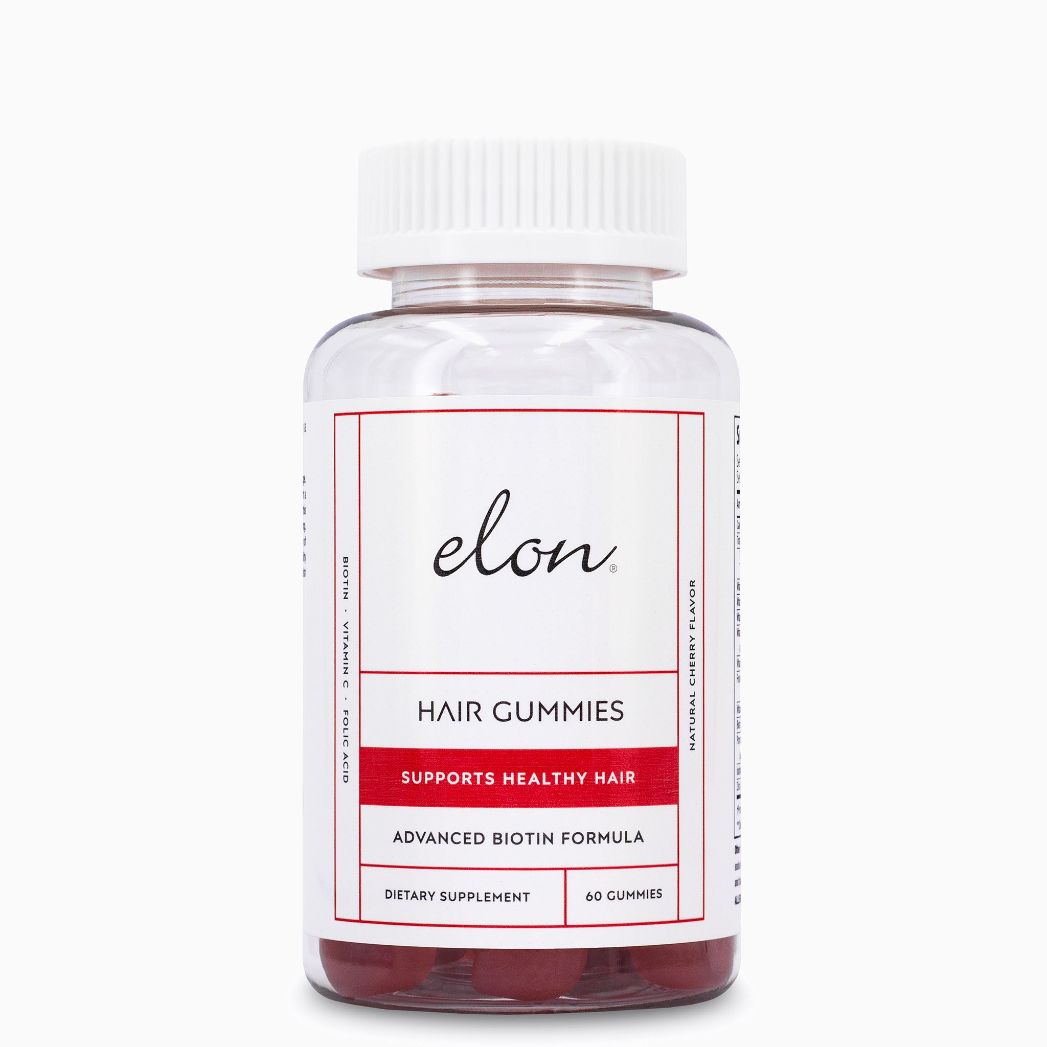 Elon Hair Care — Gummy Hair Vitamins For Healthier & Stronger Hair (2 ...